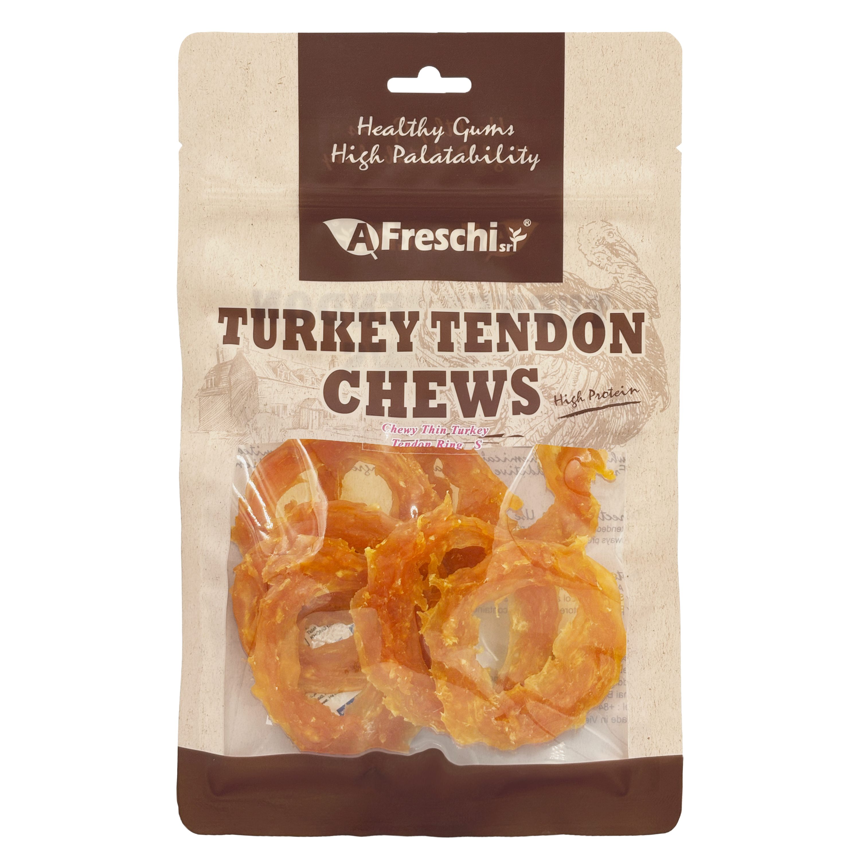 Afreschi Turkey Tendon Jerky Dog Treats – SingAPaw